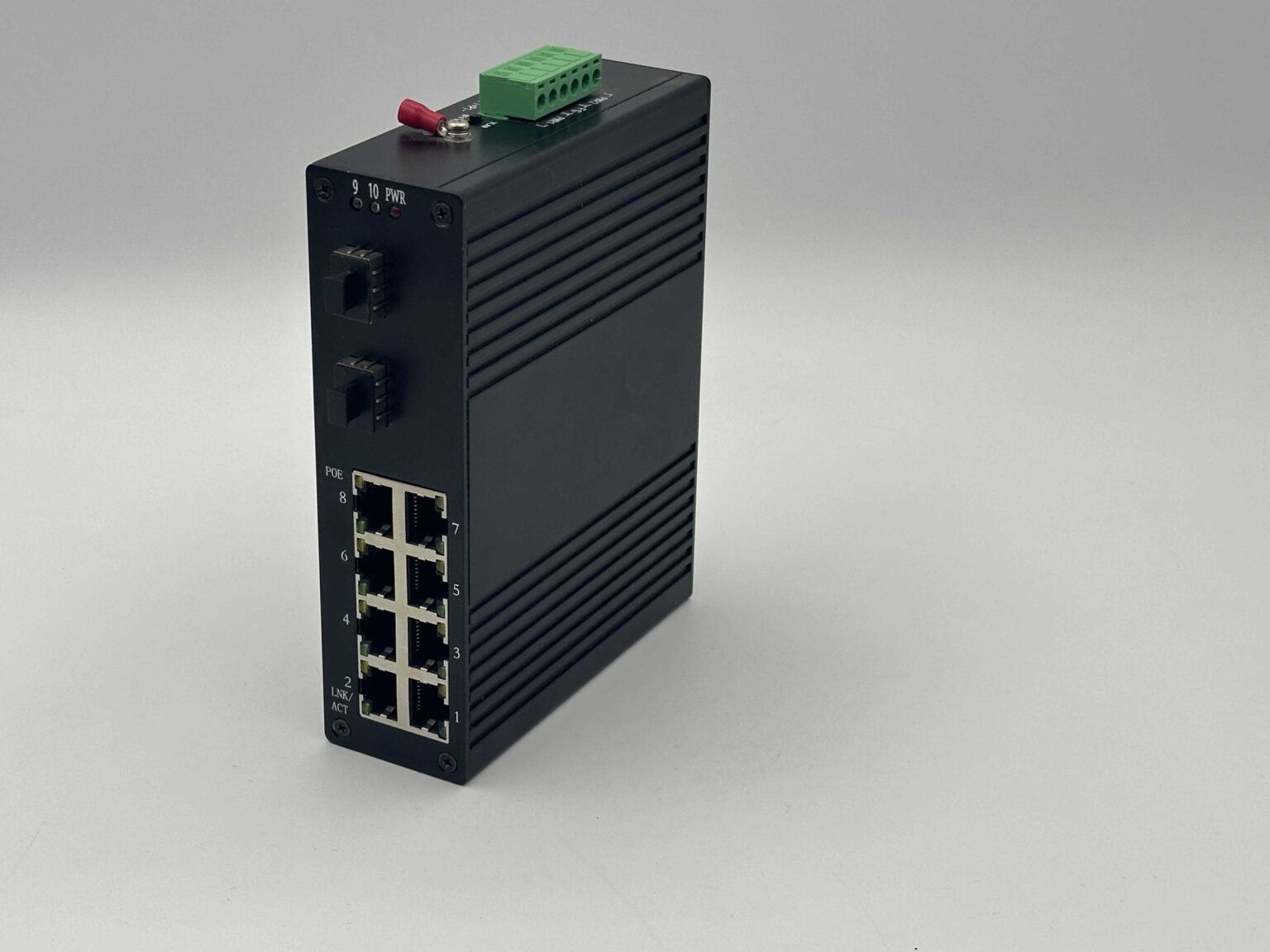 Industrial Grade Web Managed Switch 8 GE POE ports + (2 GE + 2 SFP ...